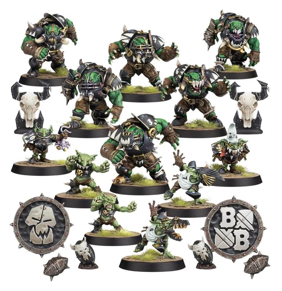 HammerHouse | Blood Bowl: Black Orc Team - Thunder Valley Greenskins by Games Workshop at $82.00 ...