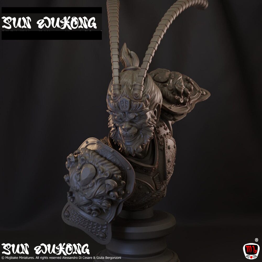 HammerHouse | Mojibake Sun Wukong Bust - Regular by Mojibake at $55.00 SGD SGD