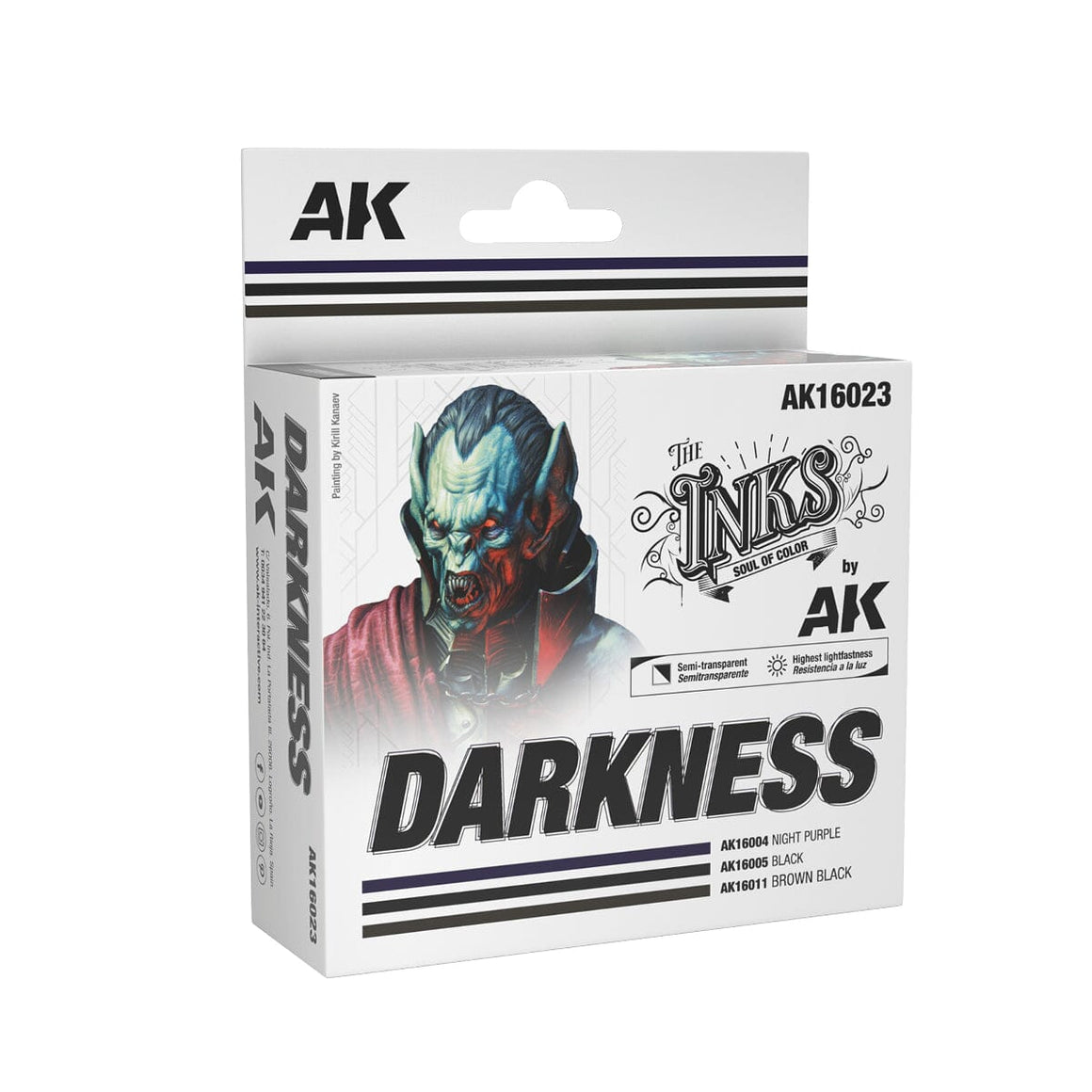 HammerHouse | AK16023 DARKNESS INK SET by AK Interactive at $32.70 SGD SGD