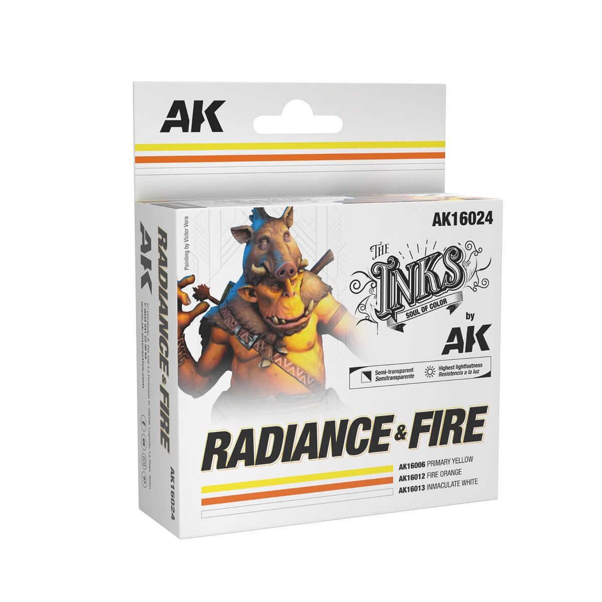 HammerHouse | AK16024 RADIANCE & FIRE INK SET by AK Interactive at $32. ...