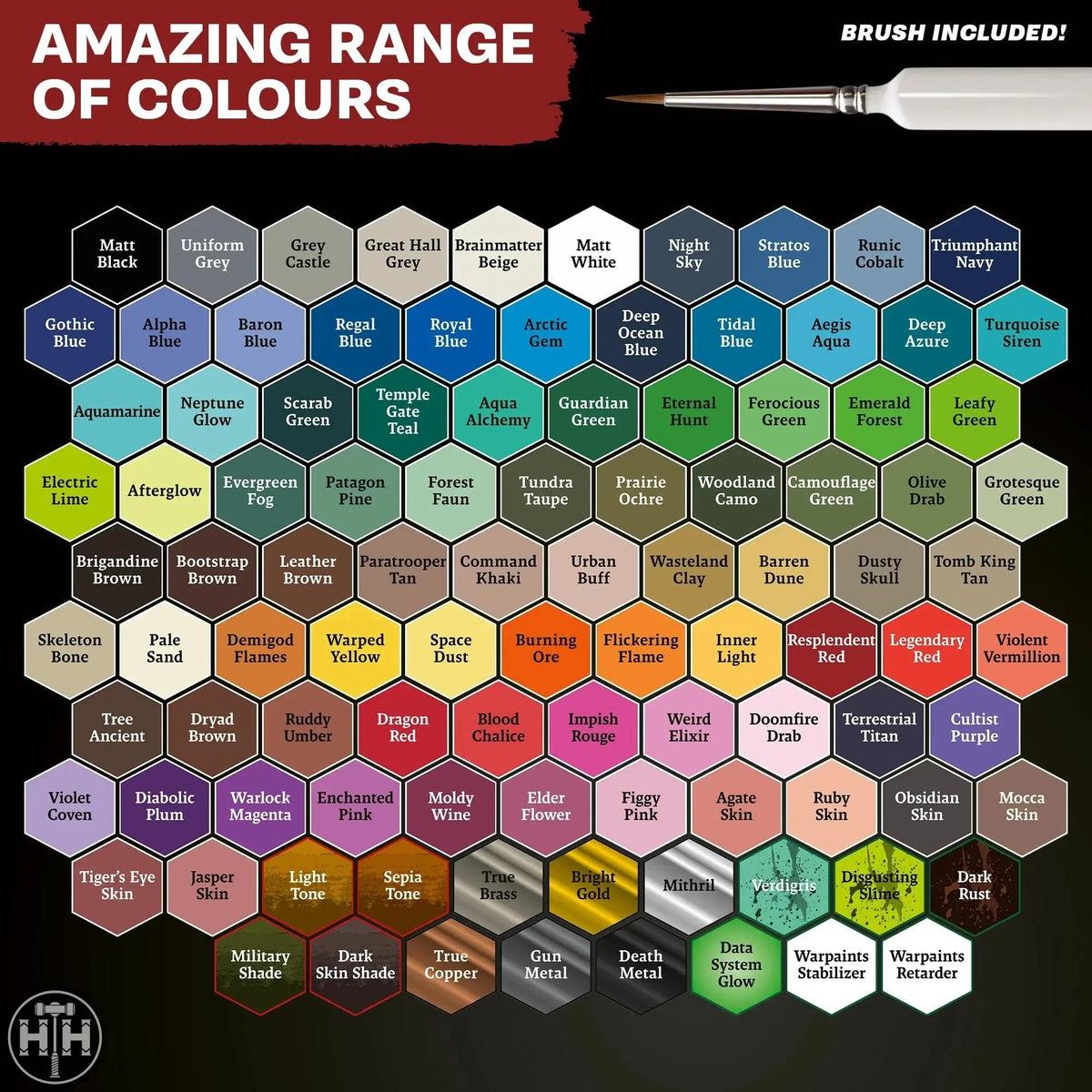 HammerHouse | Army Painter Warpaints Fanatic Wargamers Paint Set by ...