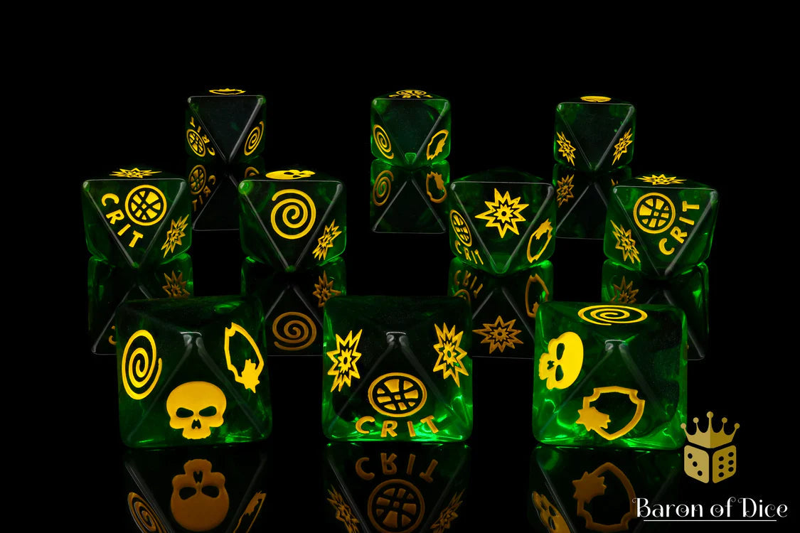 HammerHouse | Baron Of Dice: Superhero Collection, Outsiders D8 Dice ...