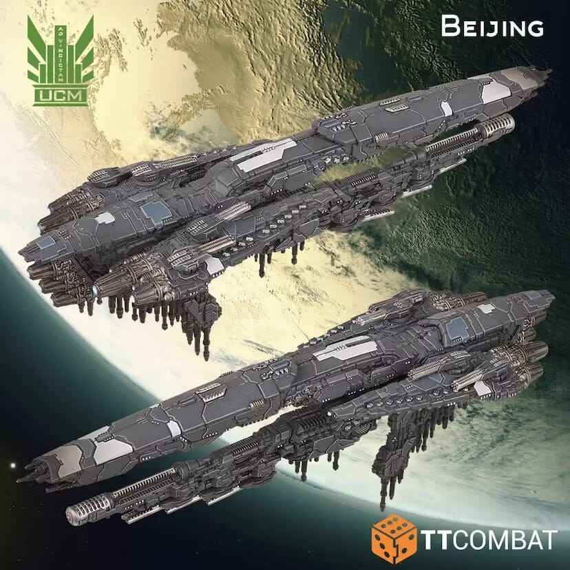 HammerHouse | Dropfleet Commander: UCM Battleship (2025) by TTCombat at ...