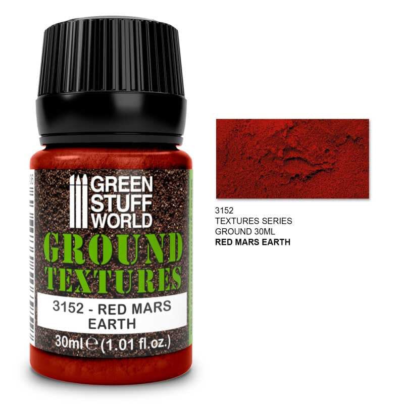 HammerHouse | GSW Acrylic Ground Texture - RED MARS EARTH 30ml by Green ...