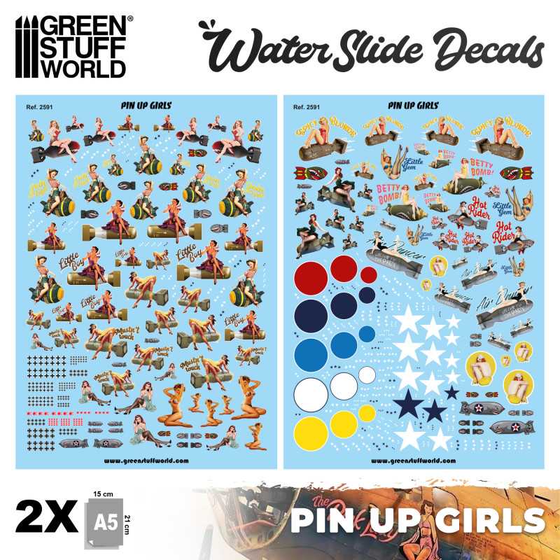 HammerHouse | GSW Decal sheets - Pin Ups by Green Stuff World at $16.50 ...