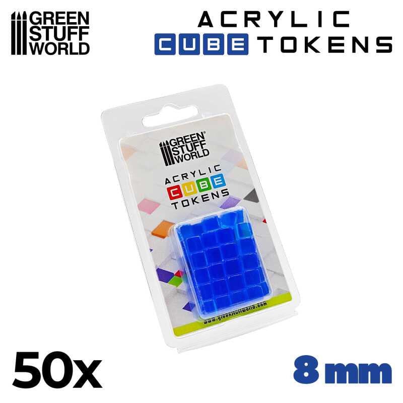 HammerHouse | GSW Gaming TOKENs - Blue Cubes 8mm (pack x50) by Green ...