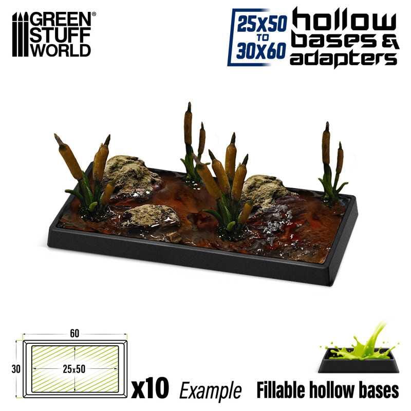 HammerHouse | GSW Plastic HOLLOW Base - 30x60mm OLD WORLD (pack x10) by ...