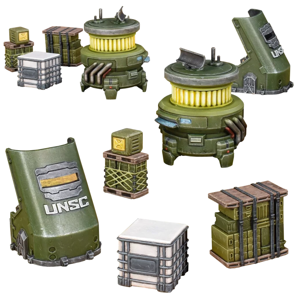 HammerHouse | Halo Flashpoint: UNSC Scenery Set by Mantic Games at $45. ...