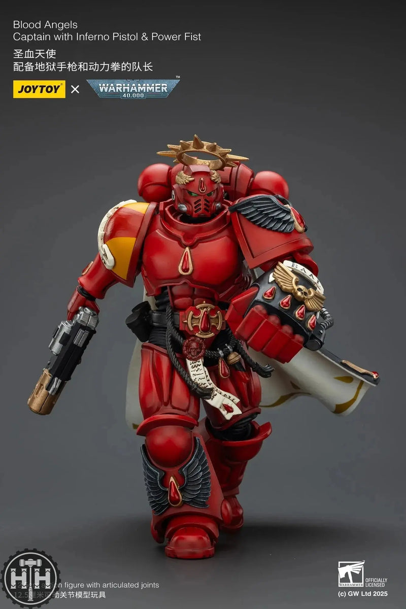 HammerHouse | JoyToy Blood Angels Captain with Inferno Pistol & Power ...