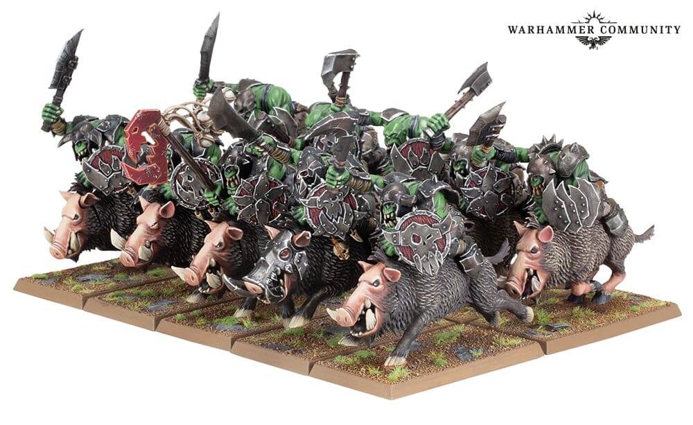 HammerHouse | Orc & Goblin Tribes: Orc Boar Boyz Mob by Games Workshop ...