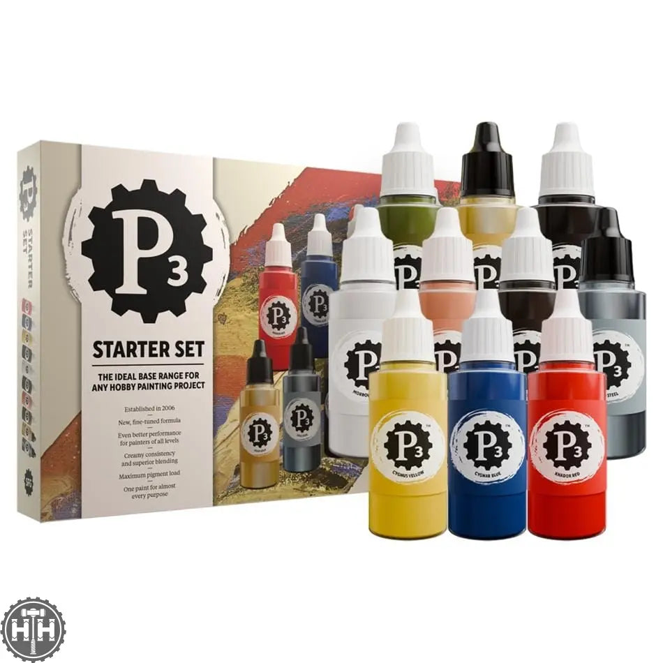 HammerHouse | P3 Paints: Starter Box - 10 Paints by Steamforged Games ...