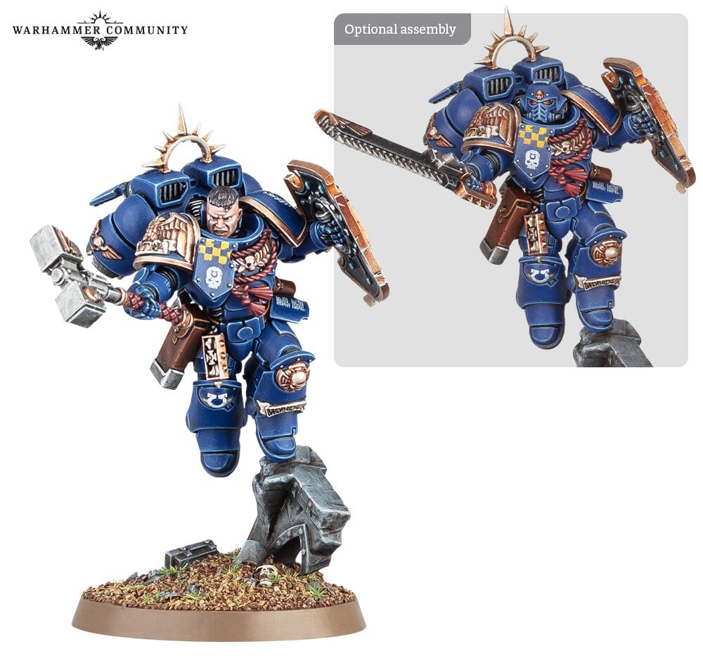 HammerHouse | Space Marines: Captain With Jump Pack & Relic Shield by ...