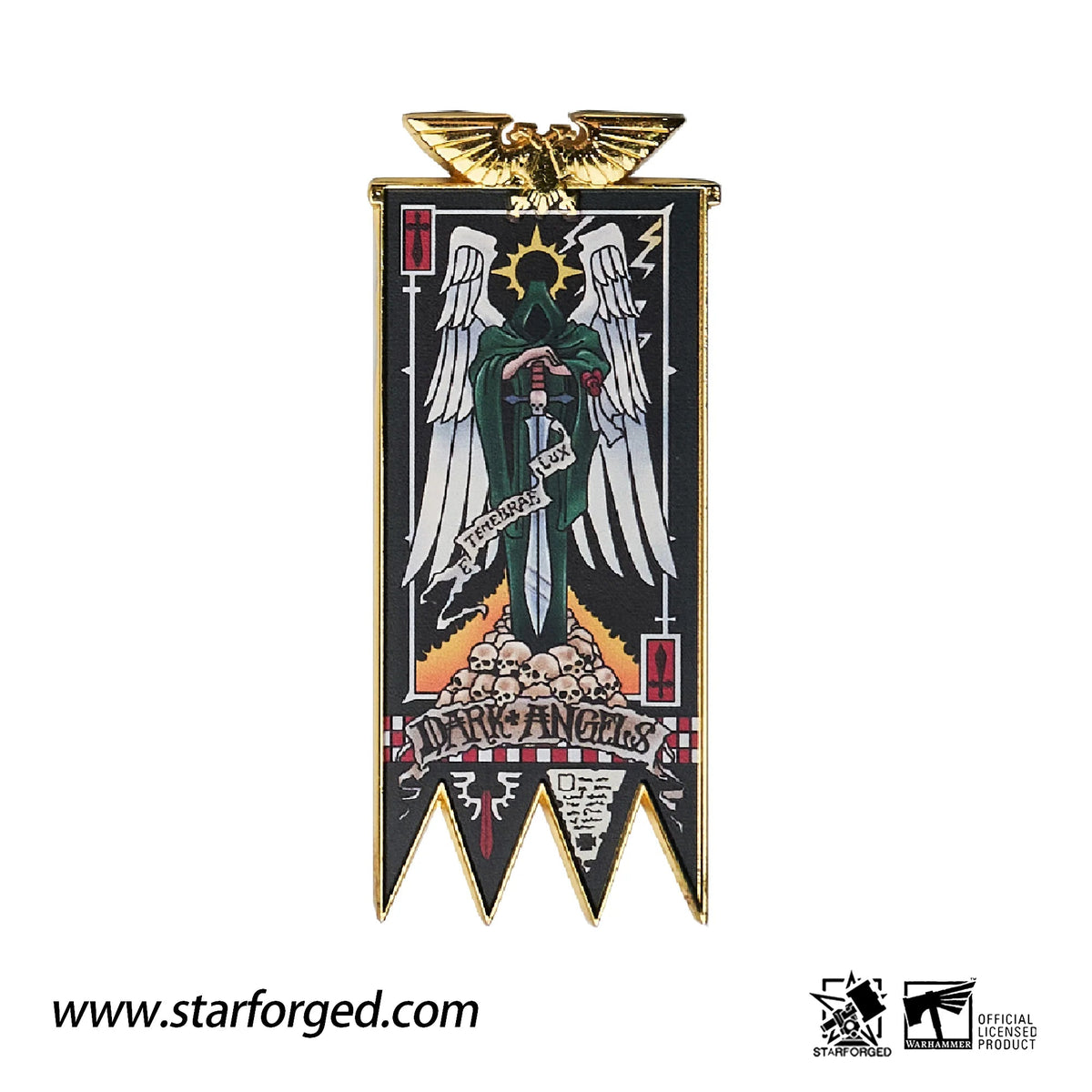HammerHouse | Starforged: Chapter Banner - Dark Angels Refrigerator ...