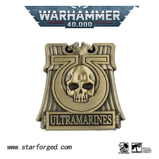 HammerHouse | Starforged: Chapter Icon - Ultramarines Pin Badge by ...