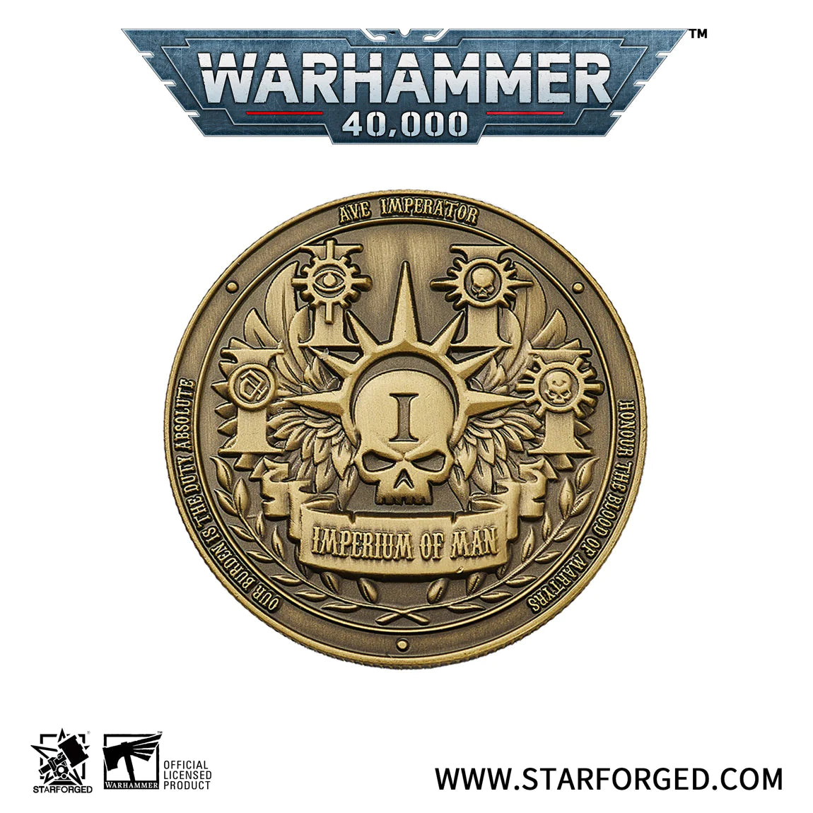 HammerHouse | Starforged: Collectible Coin - Imperium of Man ...