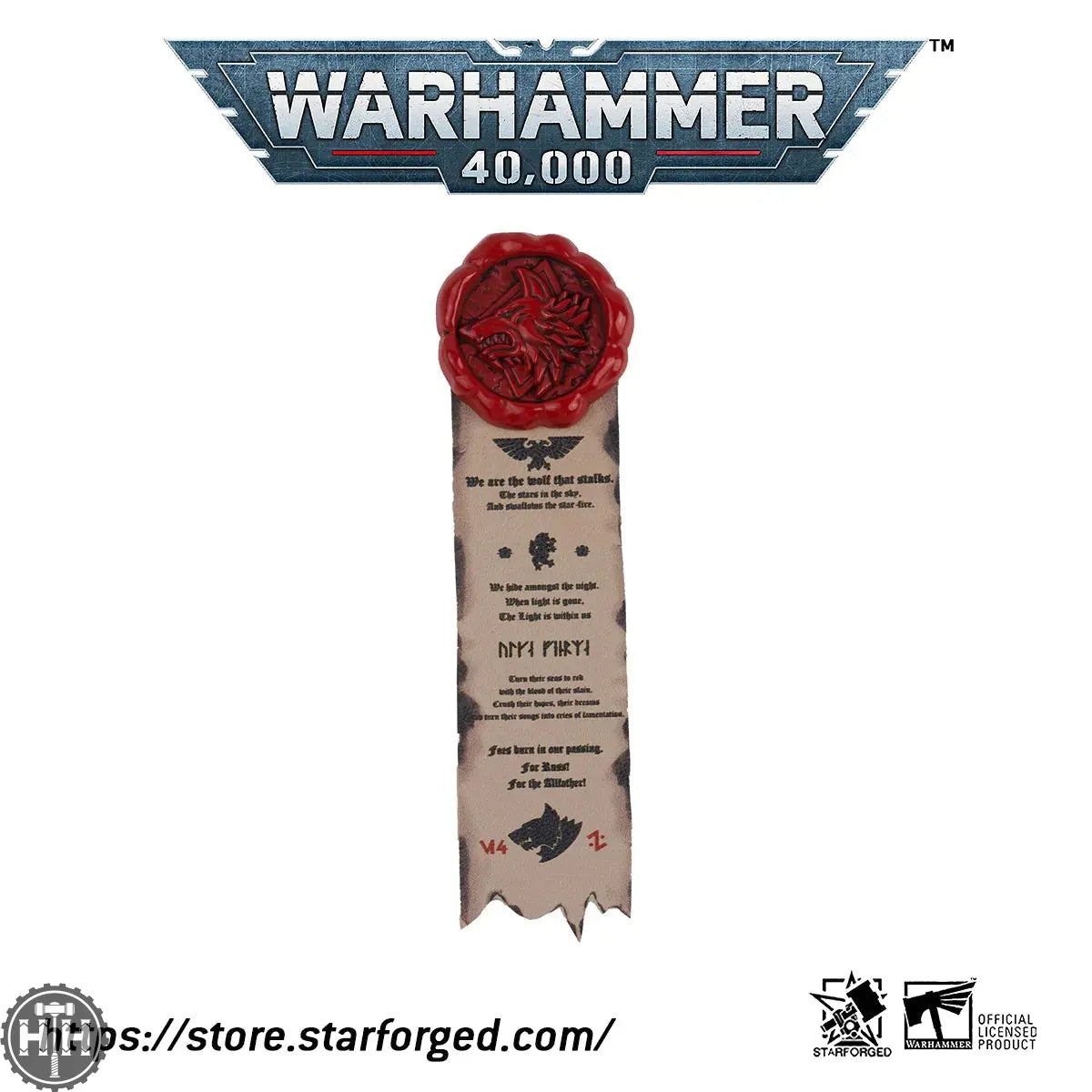 HammerHouse | Starforged: Purity Seal - Space Wolves Pin Badge by ...