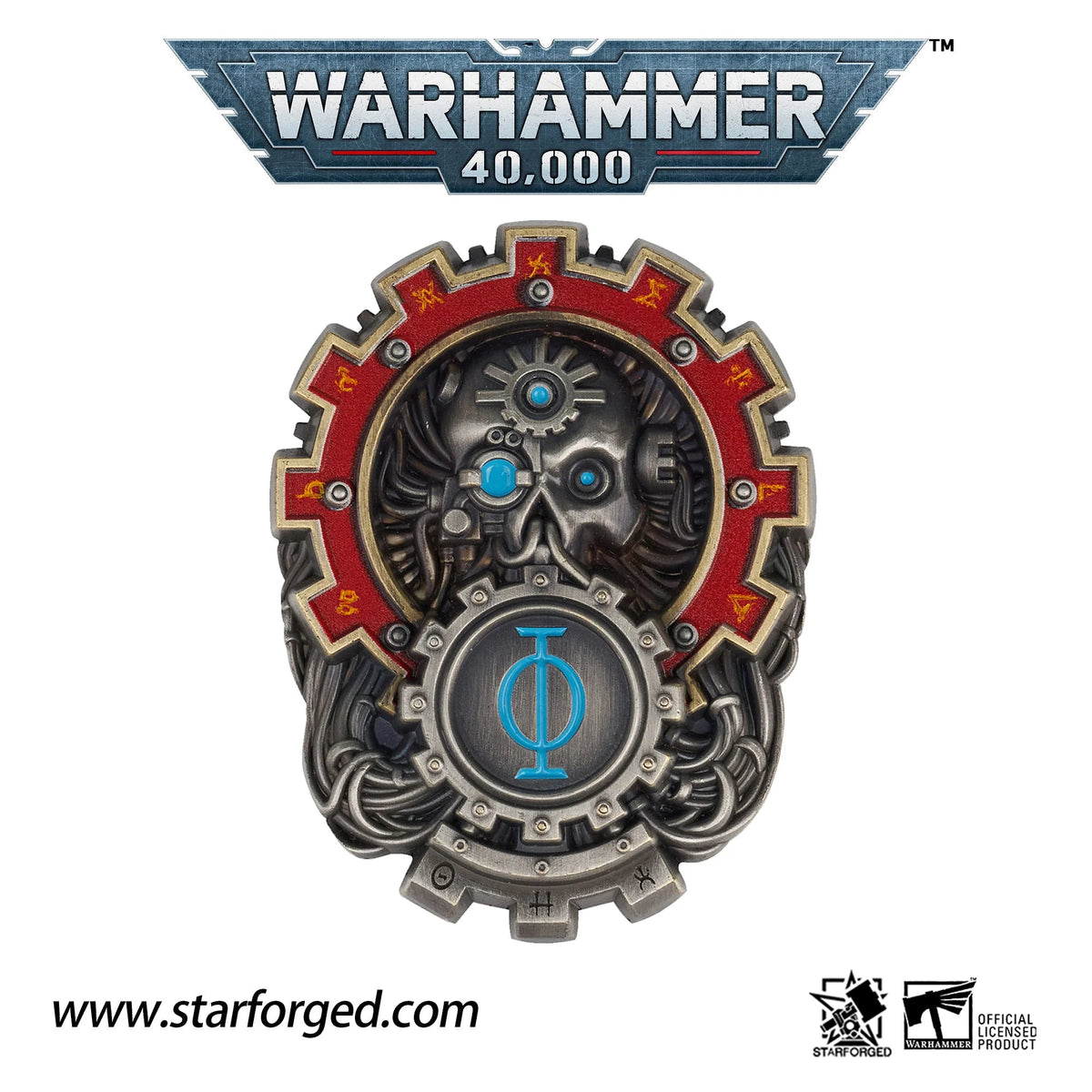 HammerHouse | Starforged: Seal of The Omnissiah Pin Badge by Starforged ...