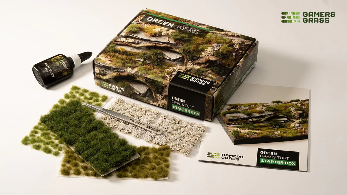 HammerHouse | Tuft Starter Boxes - Green Grass by Gamers Grass at $40. ...