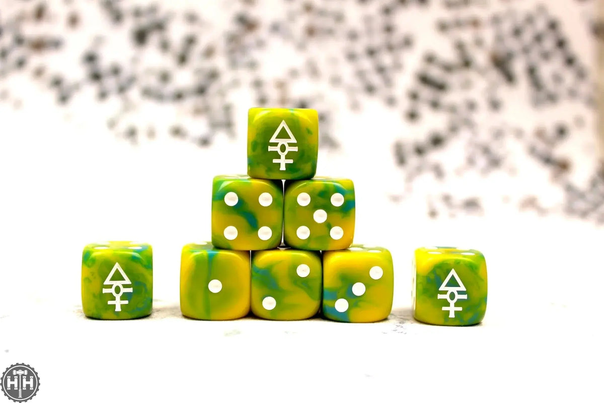 HammerHouse | Baron Of Dice: 16mm D6, Reclusive Space Elf Dice2 25pcs ...