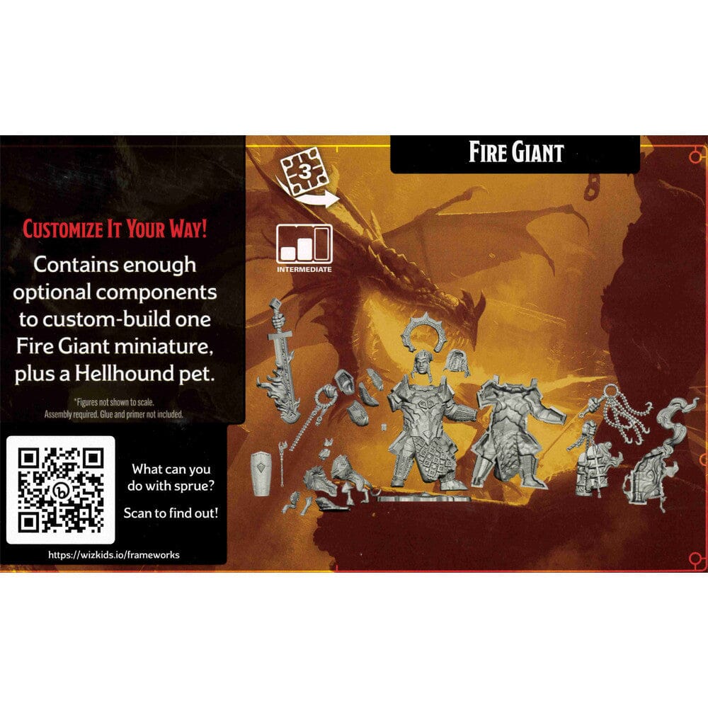 HammerHouse | D&D Frameworks: Fire Giant by WizKids at $65.00 SGD SGD