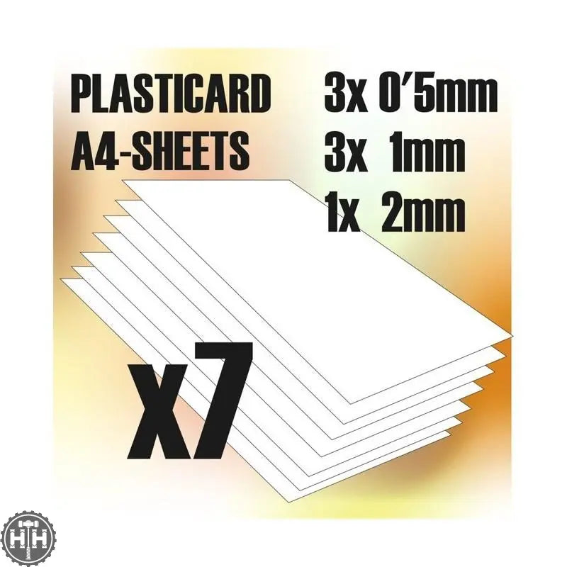 HammerHouse | GSW ABS Plasticard A4 - Variety 7 sheets pack by Green ...