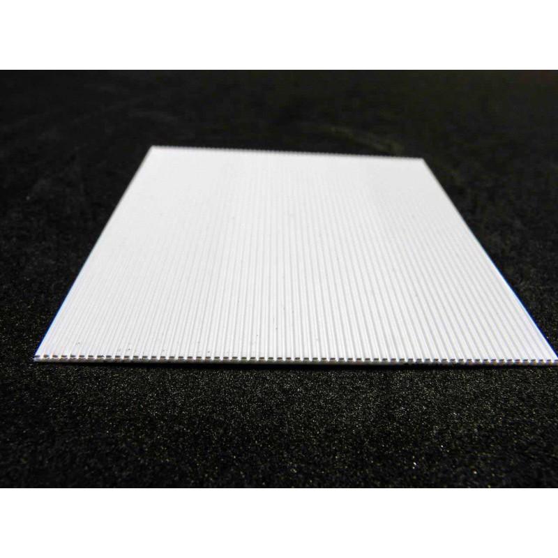 HammerHouse | GSW ABS Plasticard - CORRUGATED 0.5mm Textured Sheet - A4 ...