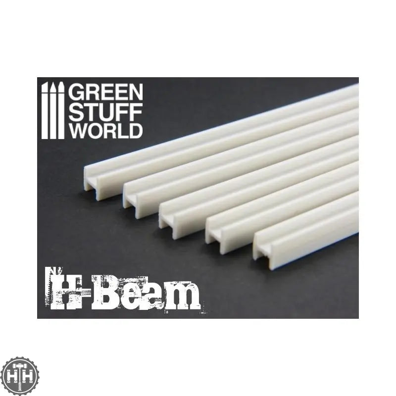 HammerHouse | GSW ABS Plasticard - Profile H-Beam Columns 6mm by Green ...