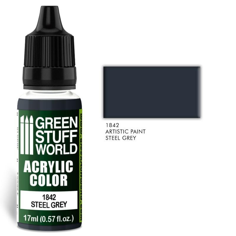 HammerHouse | GSW Acrylic Color STEEL GREY by Green Stuff World at $4. ...