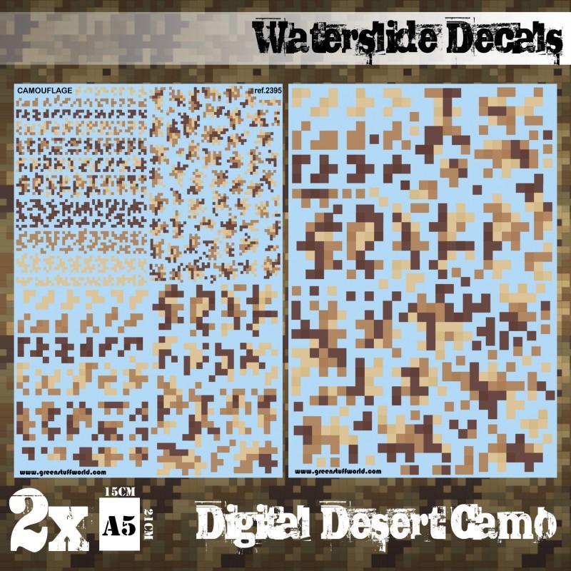 HammerHouse | GSW Waterslide Decals - Digital Desert Camo by Green ...