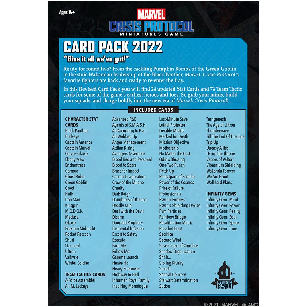 HammerHouse | Marvel Crisis Protocol: Card Pack 2022 by Atomic Mass ...