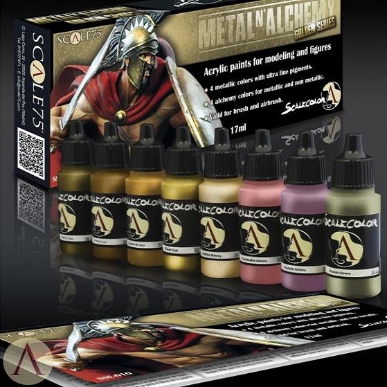 HammerHouse | Scale75 Metal N Alchemy Golden Paint Set by Scale75 at ...
