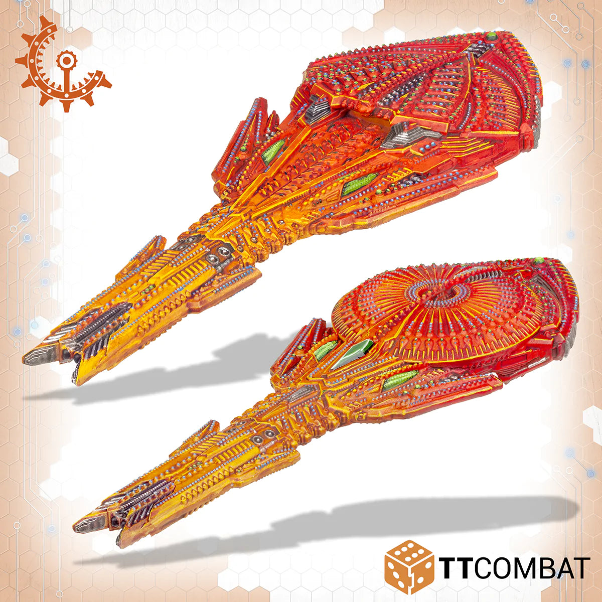 HammerHouse | Dropfleet Commander: Shaltari Aaru Cruisers by TTCombat ...